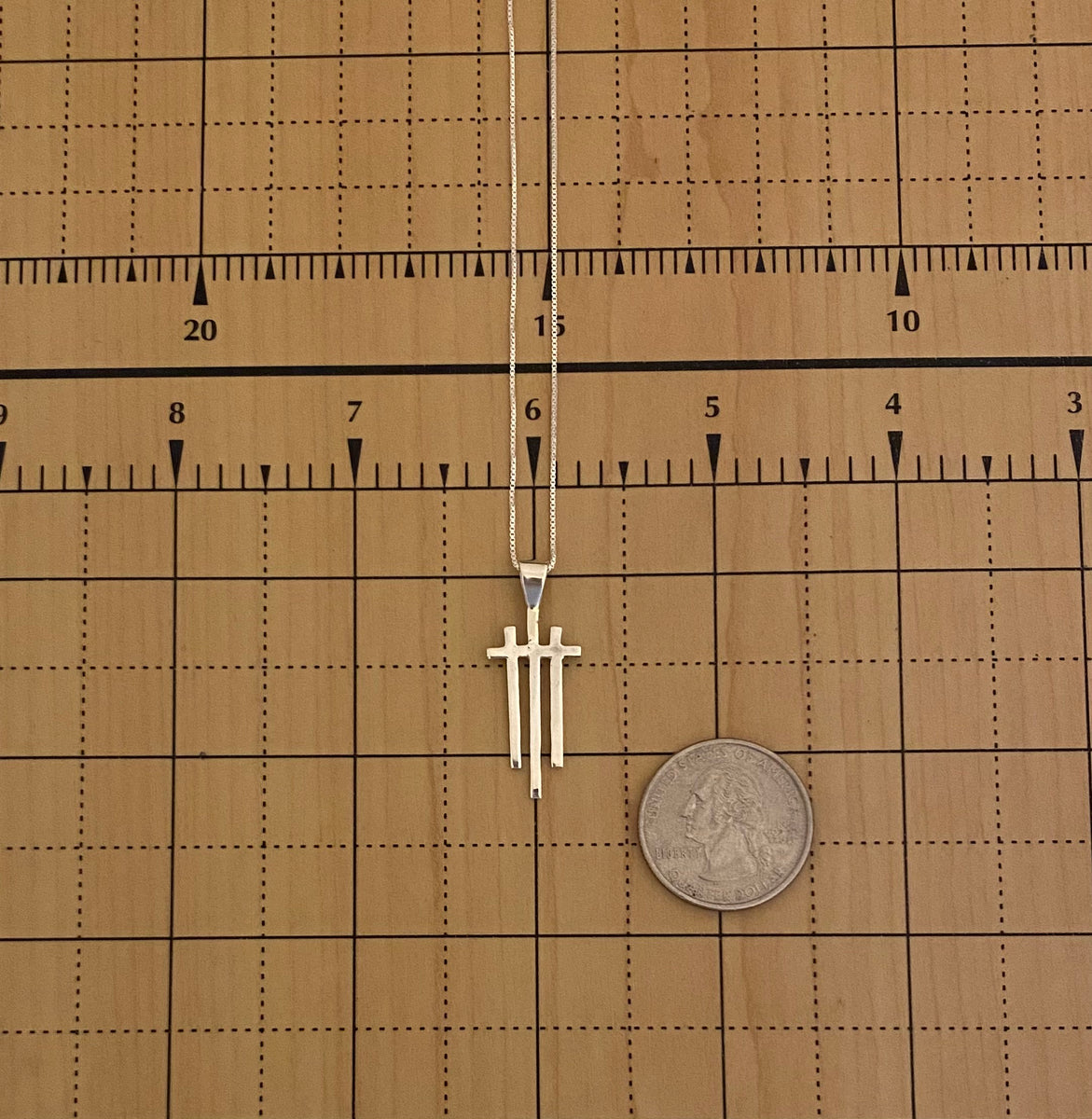 Pendant - three cross pendant – Silver Assets LLC